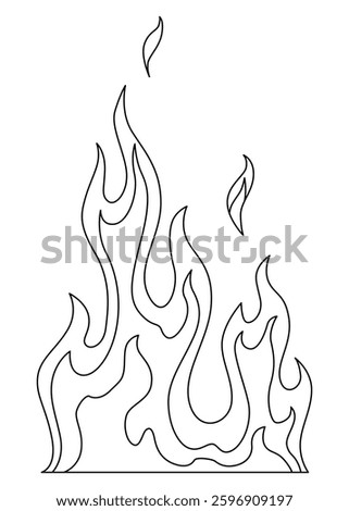 Wildfire Drawing | Free download on ClipArtMag