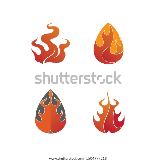Fire Flame Nature Logo Smoke Symbols: เวกเตอร์สต็อก (ปลอดค่าลิขสิทธิ์ ...