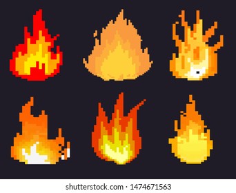 322 Pixel Fireball Images, Stock Photos & Vectors | Shutterstock