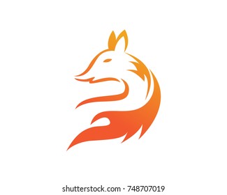 Fox Logo Stock Vector (Royalty Free) 622207733