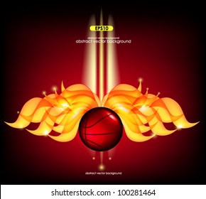 Fire Glow Ball Stock Vector (Royalty Free) 100281464 | Shutterstock