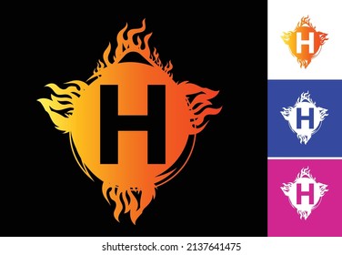 681 H fire logo Images, Stock Photos & Vectors | Shutterstock