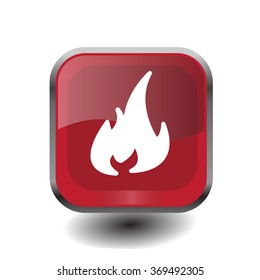 Fire Icon Fire Symbol Stop Fire Stock Vector (Royalty Free) 442934050