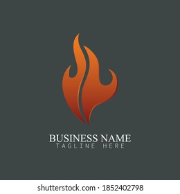 Diamond Flame Illustration Vector Template Suitable Stock Vector ...