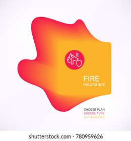 Fire Insurance Banner Stock Vector (Royalty Free) 780959626 | Shutterstock