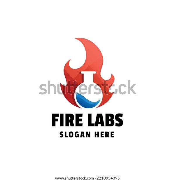Fire Labs Gradient Icon Logo Stock Vector (Royalty Free) 2210954395 | Shutterstock