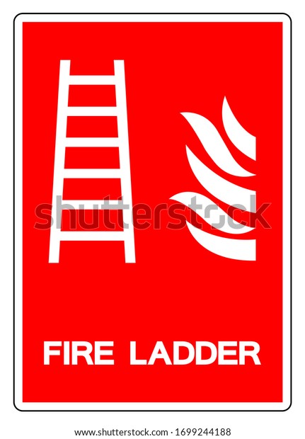 Fire Ladder Symbol Sign Vector Illustration Stock Vector (Royalty Free ...