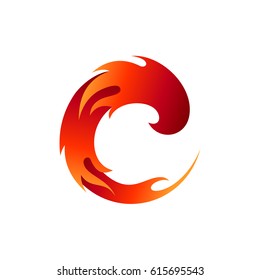 839 C flame logo Images, Stock Photos & Vectors | Shutterstock