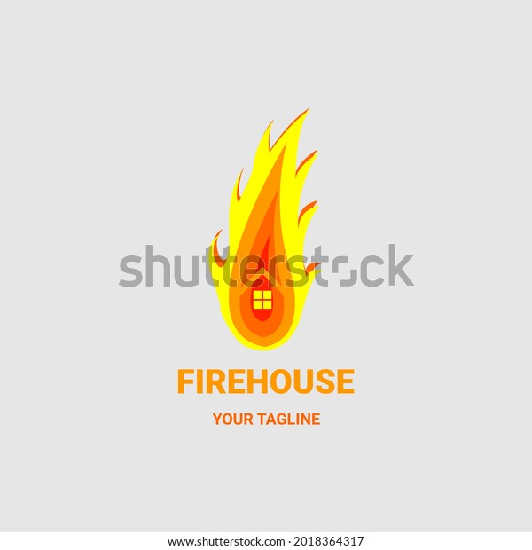 Fire Logo Design Your Company Stock Vector (Royalty Free) 2018364317 ...