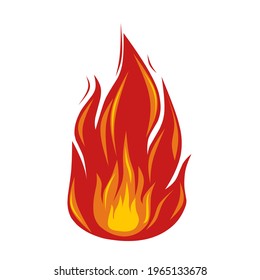 Fire Logo Graphic Design Using Three Stock Vector (Royalty Free ...