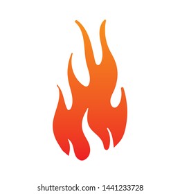 Fire Logo Red Yellow Fire Vector Stock Vector (Royalty Free) 1441233713 ...