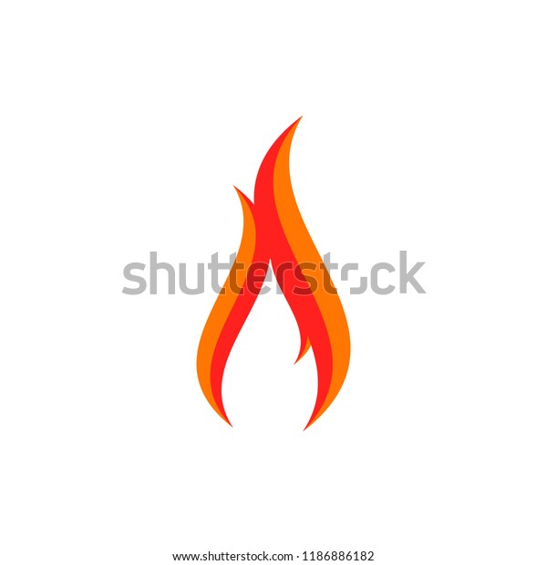 Fire Logo Sign Icon Stock Vector (Royalty Free) 1186886182 | Shutterstock