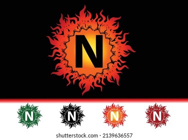 850 Fire N Logo Images, Stock Photos & Vectors | Shutterstock