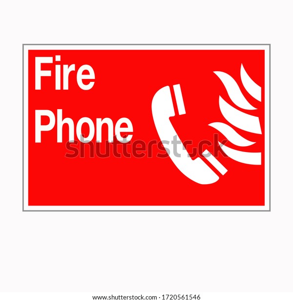 Fire Phone Symbol Sign Vector Illustration Stock Vector (Royalty Free ...