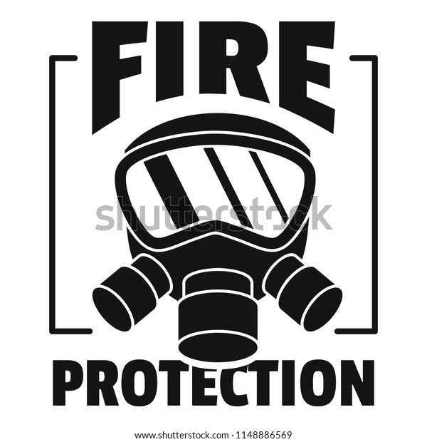 Fire Protection Logo Simple Illustration Fire Stock Vector (Royalty ...