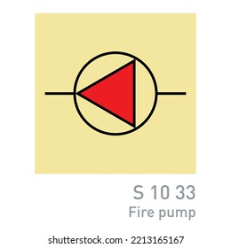 Fire Pump International Fire Control Safety Stock Vector (Royalty Free ...