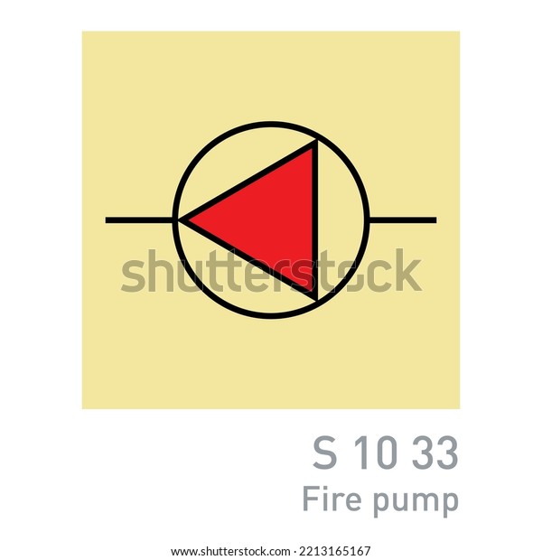 Fire Pump International Fire Control Safety Stock Vector (Royalty Free ...