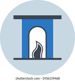 Fire Safety Icon Fire Zone Warning Stock Vector (Royalty Free ...