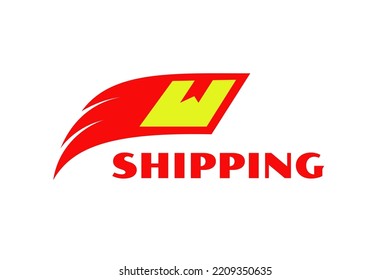 Fire Shipping Logo Design Suitable Your Stock Vector (Royalty Free ...