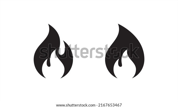 Signe de feu. Symbole de l'icône : image vectorielle de stock (libre de ...