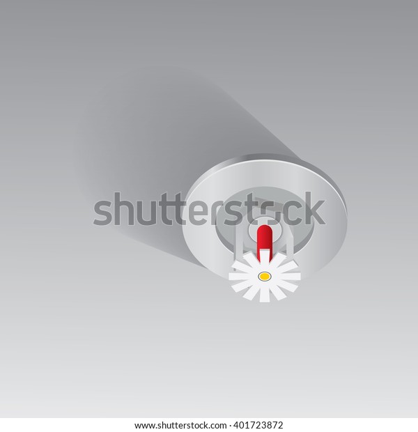 Fire Sprinkler Life Safety Vector Stock Vector (Royalty Free) 401723872