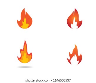 Collection Flaming Fiery Icon Symbols Vector: เวกเตอร์สต็อก (ปลอดค่า ...