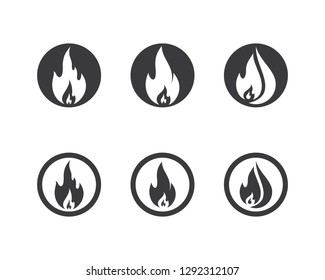 Fire Symbol Illustration Stock Vector (Royalty Free) 1292312107