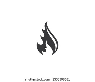 Modern Fire Icon Vector Stock Vector (Royalty Free) 1303042342