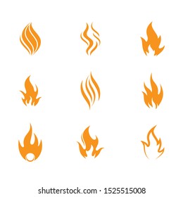 Fire Symbol Vector Icon Illustration Stock Vector (Royalty Free ...