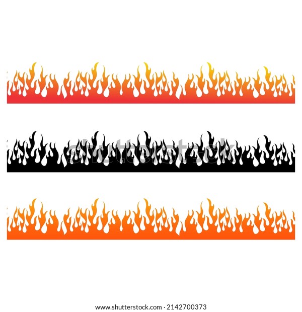 Fire Vector Art Suitable Use Element Stock Vector (Royalty Free ...