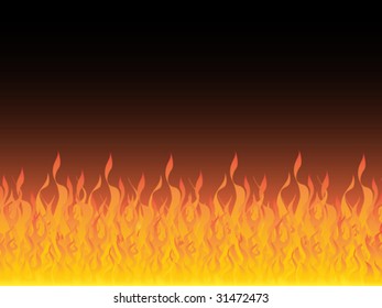 ilustración de vector de incendio: vector de stock (libre de regalías ...