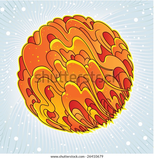 Fireball Chinese Traditions Style Shoots Across 库存矢量图（免版税）26410679 ...