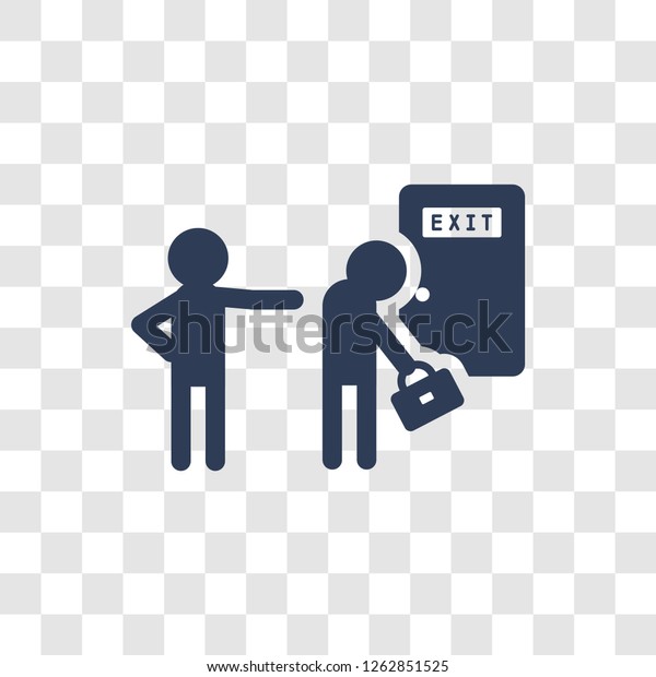 Fired Icon Trendy Fired Logo Concept Stock Vector (Royalty Free ...