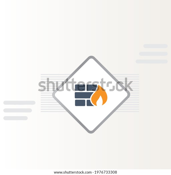 Firewalls First Line Defense Any Network Stock Vector (Royalty Free ...