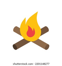 Firewood Fire Isometric Icon Stock Vector (Royalty Free) 2201148277 ...