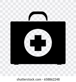 Vektor Stok First Aid Icon On Transparent Background (Tanpa Royalti ...