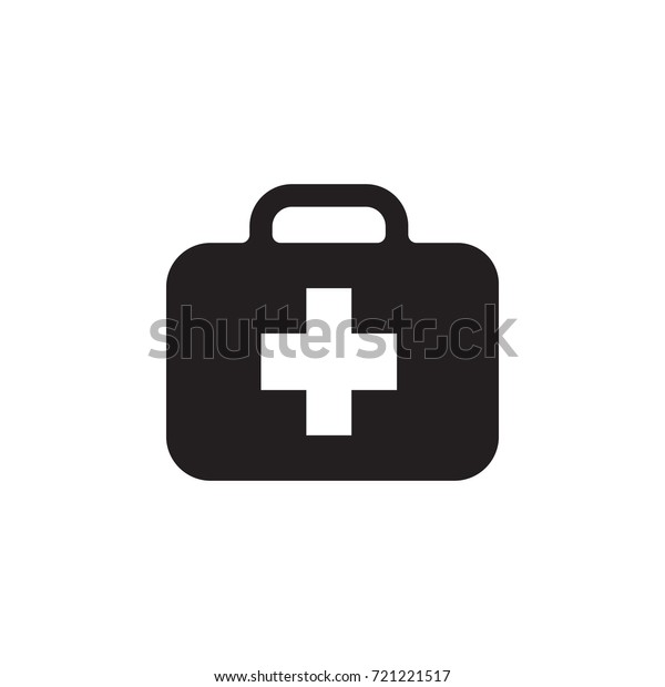 First Aid Icon On White Background Stock Vector (Royalty Free ...
