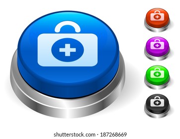 First Aid Icons On Round Button Stock Vector (Royalty Free) 142837762 ...
