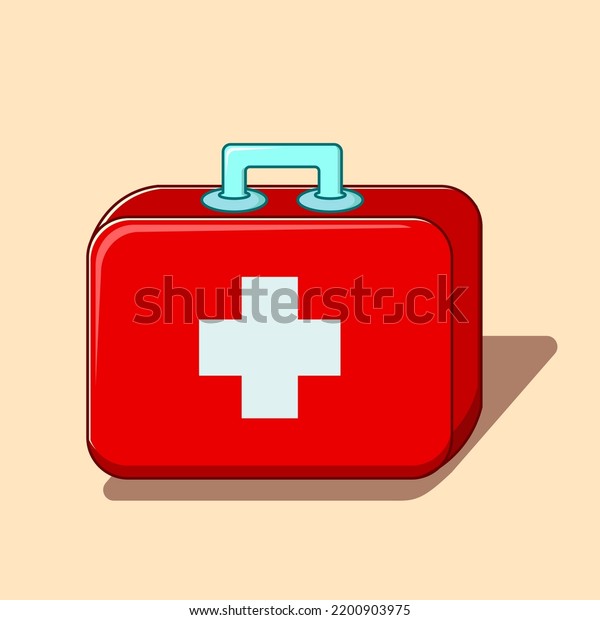 First Aid Kit Cartoon Illustration Stock Vector (Royalty Free ...
