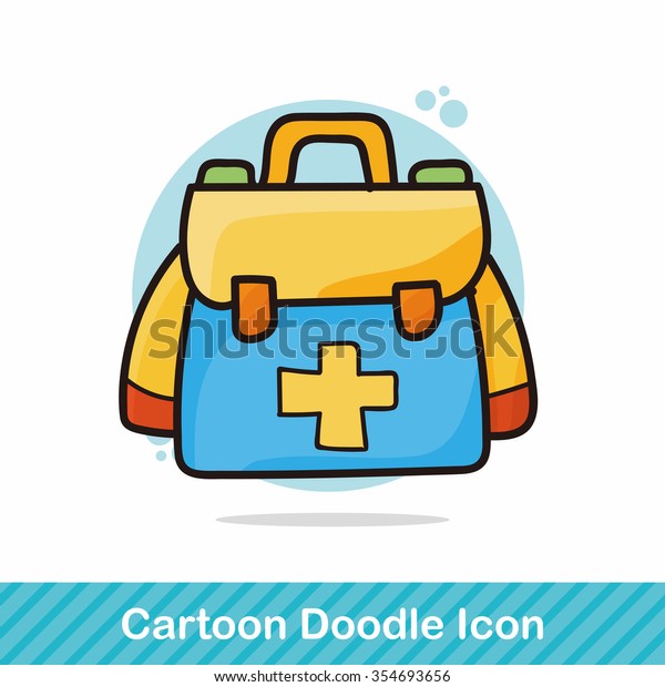 First Aid Kit Doodle Stock Vector (Royalty Free) 354693656 | Shutterstock