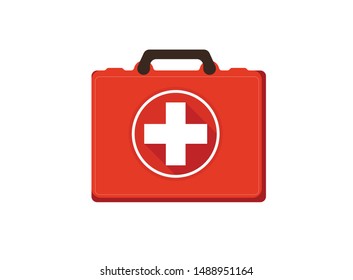First Aid Kit Vector Isolated On Stock Vector (Royalty Free) 1488951164 ...