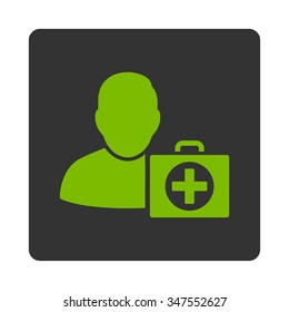 First Aid Male Vector Icon Style Stock Vector (Royalty Free) 347552627 ...