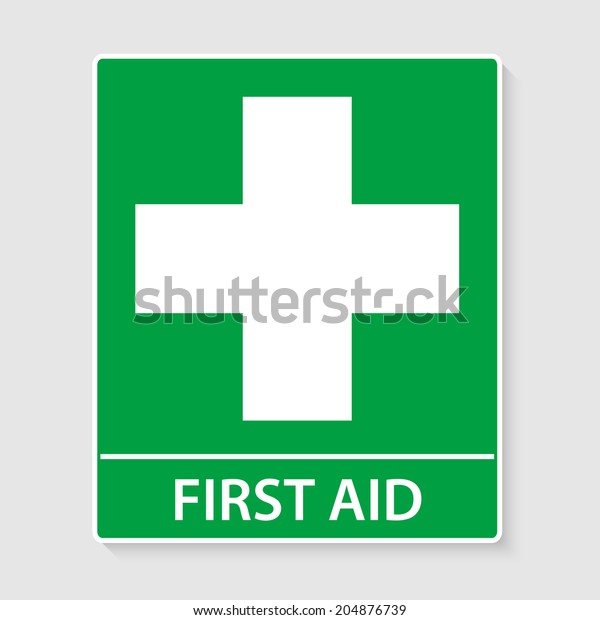 First Aid Sign Vector Illustration Stock Vector (Royalty Free ...
