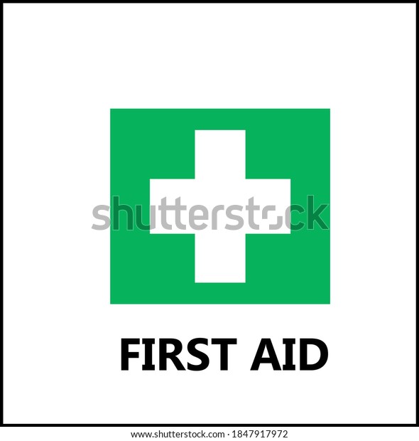 First Aid Signage Sticker Printable Free Stock Vector (Royalty Free ...