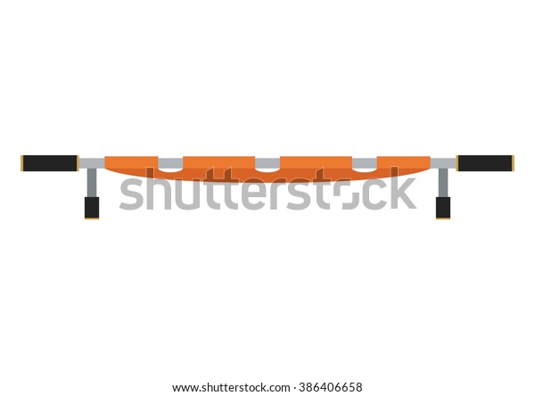 First Aid Stretcher Cartoon Vector Stock Vector (Royalty Free) 386406658