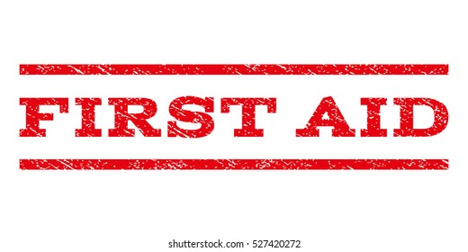 First Aid Watermark Stamp Text Caption Stock Vector (Royalty Free ...