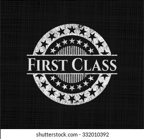 First Class Written On Blackboard Stock Vector (Royalty Free) 332010392 ...