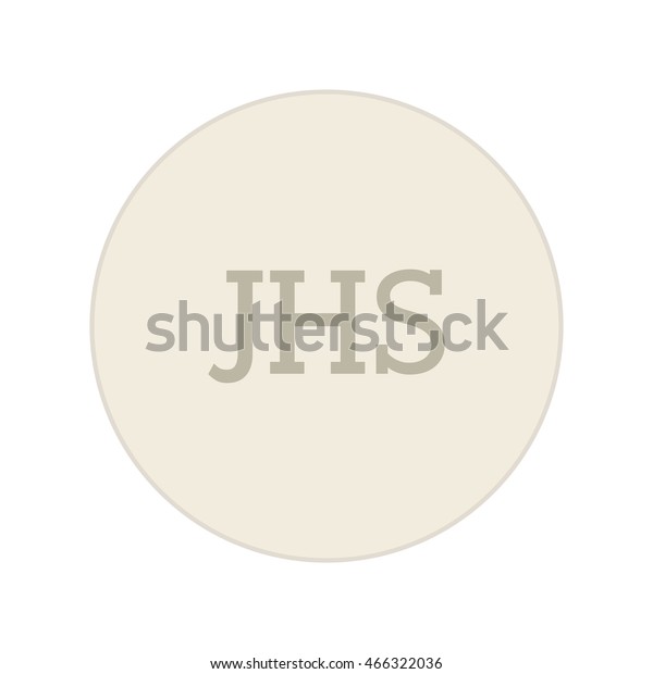 First Communion Jhs Icon Graphic Isolated: vector de stock (libre de ...