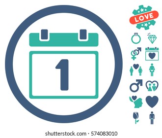 First Day Icon Bonus Decorative Pictures Stock Vector (Royalty Free ...