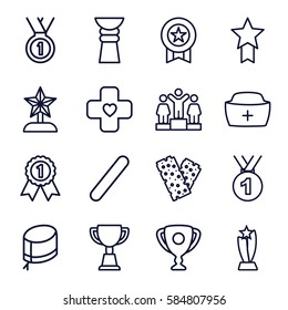 First Icons Set 25 Editable Outline Stock Vector (Royalty Free ...
